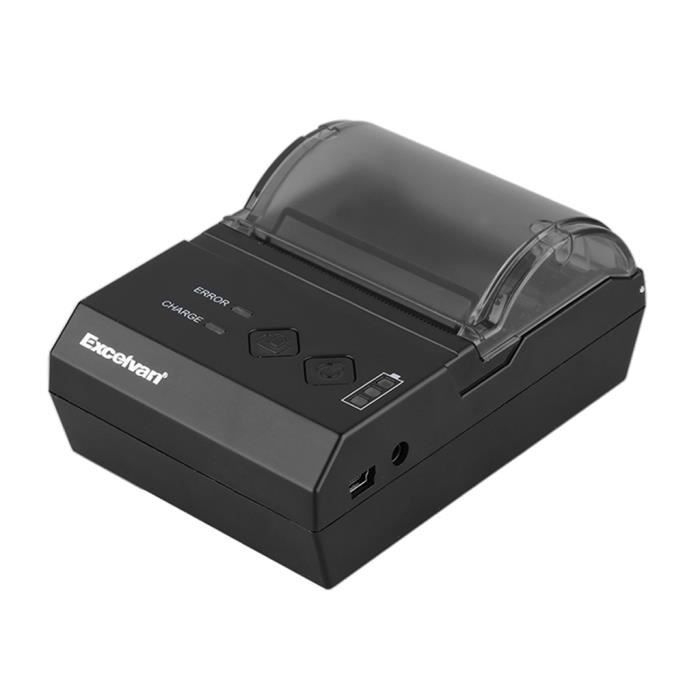 Excelvan 70 mm / s 58mm Imprimante à Reçu Thermique Portable Android ...