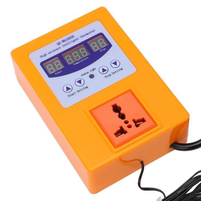 Contrôleur de température intelligent FDIT QS WK16026 - Orange ...