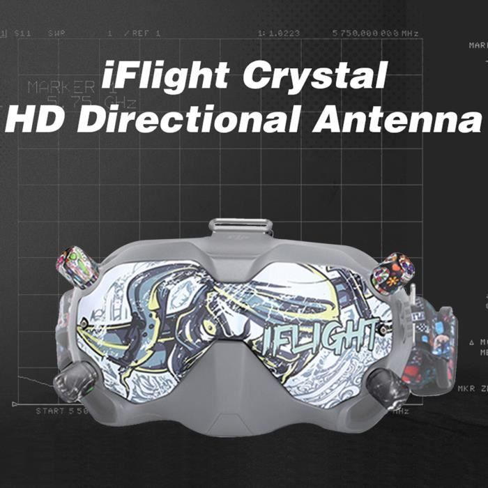 Patch iFlight Crystal HD et antenne courte pour DJI FPV TPU Sea Wave ...