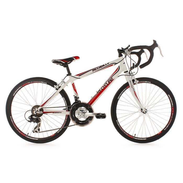 Vélo de course enfant 24'' Piccadilly blanc - Cdiscount Sport