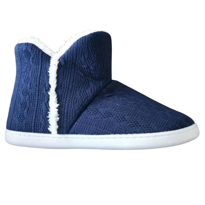 Chaussons Femme Fausse Fourrure - CHAUSSON - PANTOUFLE - BABOUCHE ...