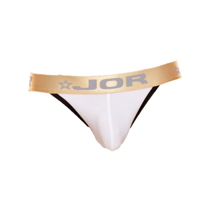 JOR - Sous-vêtement Hommes - Strings Homme - Orion Thong White - Blanc ...
