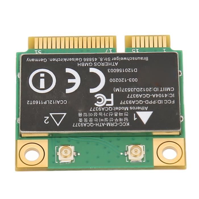 Pwshymi Carte réseau Mini PCIE Mini carte réseau PCIE double bande WiFi ...