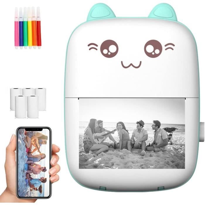 Mini Imprimante Portable,Imprimante Photo Portable,Mini Imprimante ...