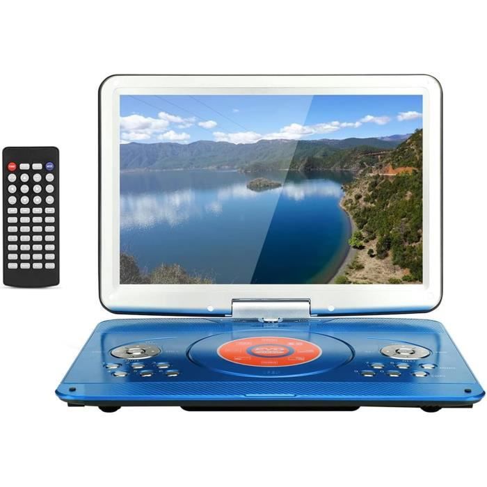 Ehskzjh Lecteur Dvd Portable 16,5" Avec Grand Écran Hd 14,1", Batterie ...