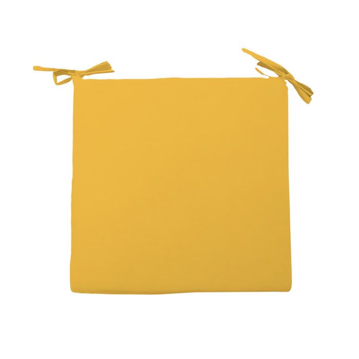 Dessus de chaise 40x40x3 cm ALIX jaune radieux, par Soleil d'ocre - Cdiscount Maison