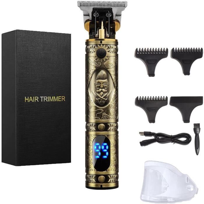 USB Tondeuse à Cheveux Professionnelle Tondeuses Sans Fil Tondeuse à Cheveux Rasoir à Barbe ...