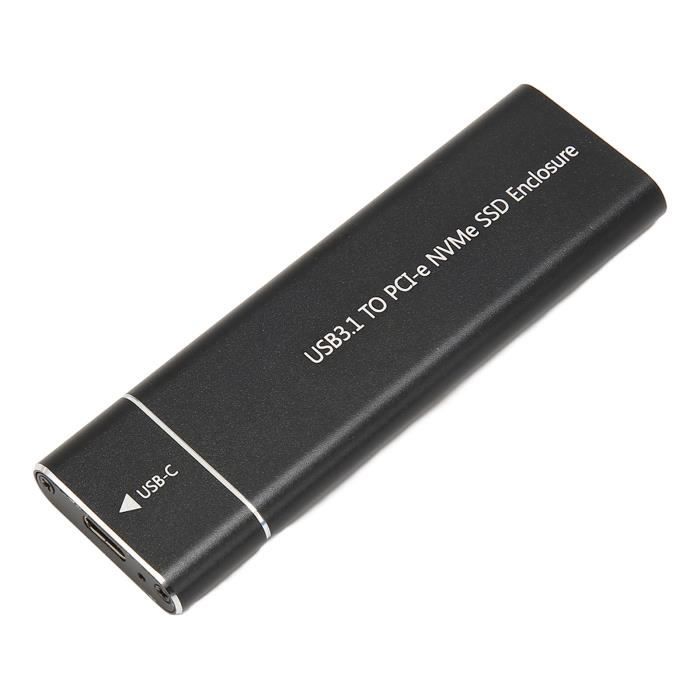 Tbest Boîtier M.2 NVMe SSD 10Gbps 2TB USB 3.1 Type C UASP pour SSD 2230 ...