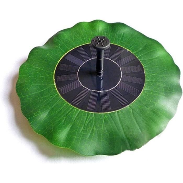 Fontaine Solaire,Feuille Lotus Fontaine Extérieure Flottante Mini ...