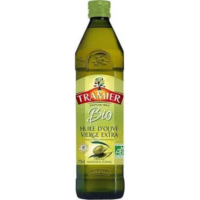 Tramier - Huile d'olive vierge extra Bio goût fruité et équilibré La ...