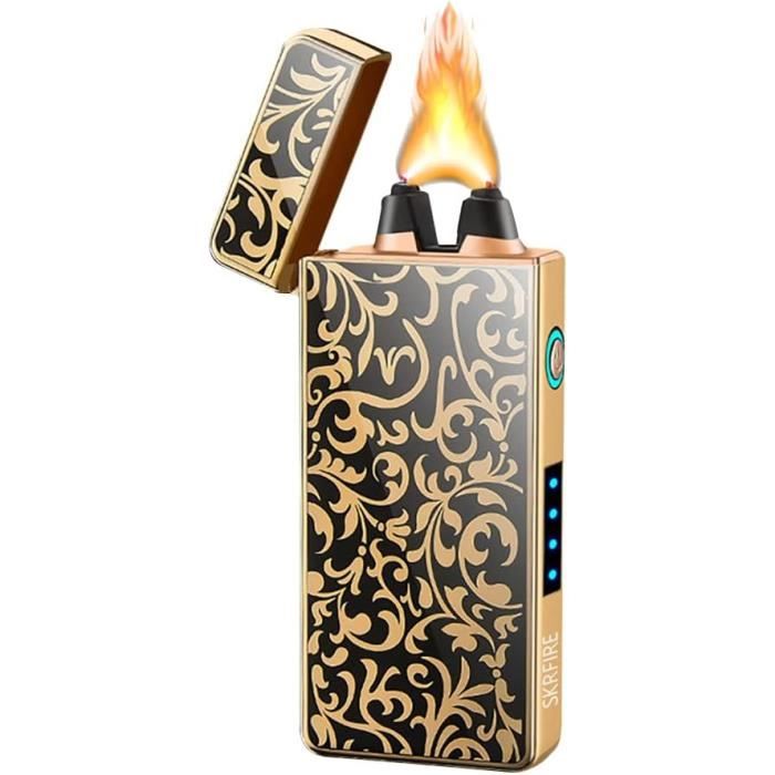 Briquet Électrique Arc Plasma Rechargeable Par Usb, Briquet Sans Flamme ...
