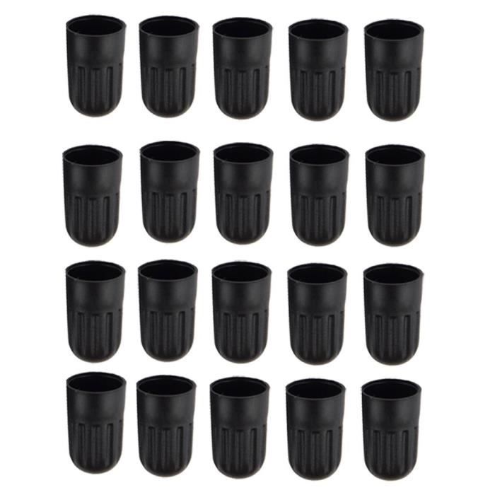20Pcs Noir En Plastique Pneu de Voiture Pneu de Valve D'air Tige ...