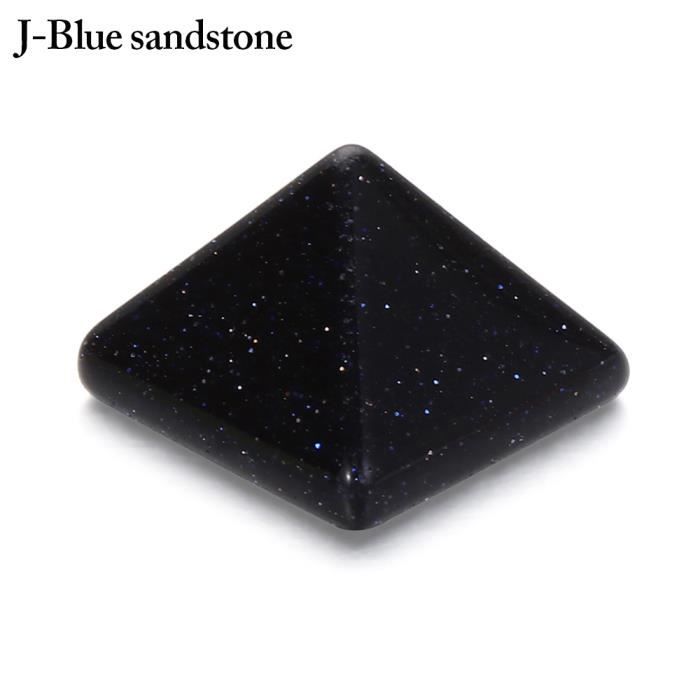 PIERRE VENDUE SEULE,A-J-Blue sandstone--Mini pyramide en pierre ...