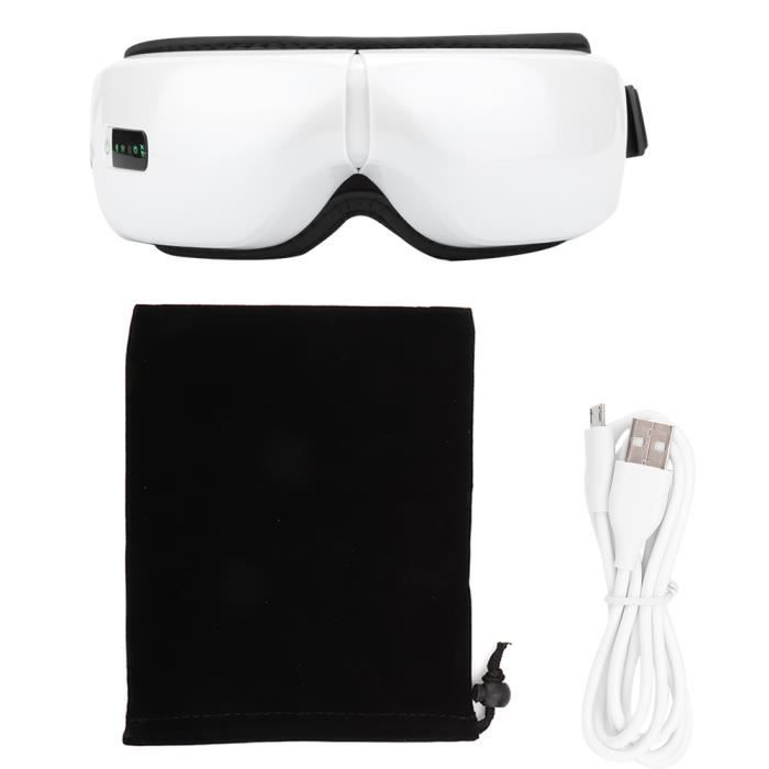 Zerone Masseur pour les yeux Vibration compresse chaude soulager la ...