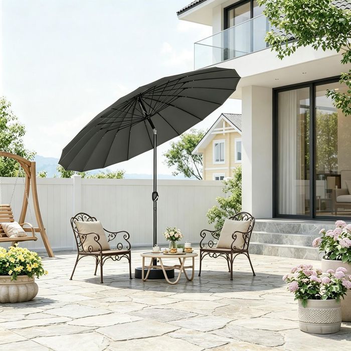 Parasol Inclinable grand format inclinaison réglable - Cdiscount Jardin