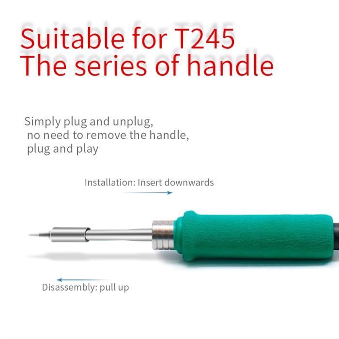 Panne de fer à souder - JBC - C245-029 - Universel 939 - Poignée T245-A - Métal - Cdiscount ...