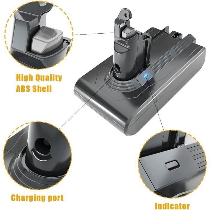 Batterie pour Dyson aspirateurs V6 DC62 DC58 DC59 DC61 DC74 SV03 SV05 SV06 SV07 SV09 SV04 SV08 ...