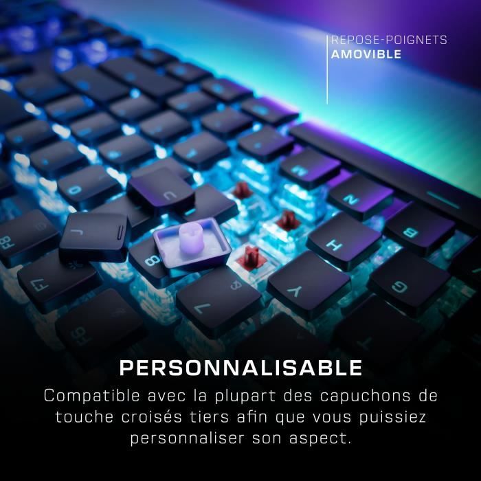 Clavier gaming PC optique et mécanique - TURTLE BEACH - Vulcan II Max ...