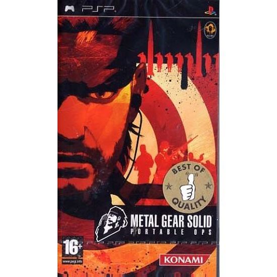 METAL GEAR SOLID : PORTABLE OPS / PSP - Cdiscount Jeux vidéo