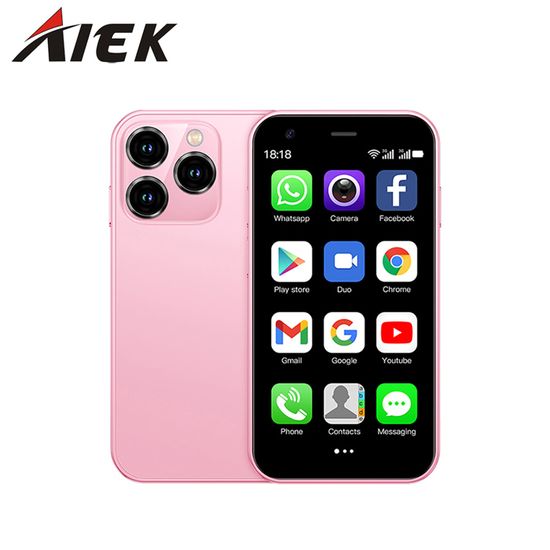 AIEK XS15 3G Mini Smartphone 3.0 Pouces Ecran Android 8.1 2GB RAM 16GB ROM Double SIM Play Store ...