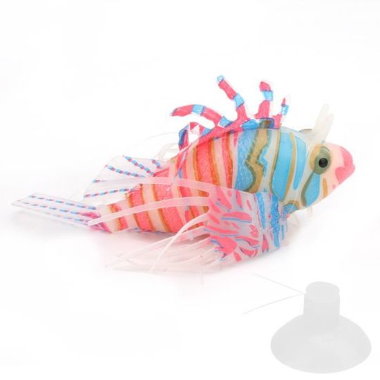 Poisson Rougeoyant Artificiel en Silicone Réaliste avec Ventouse pour ...
