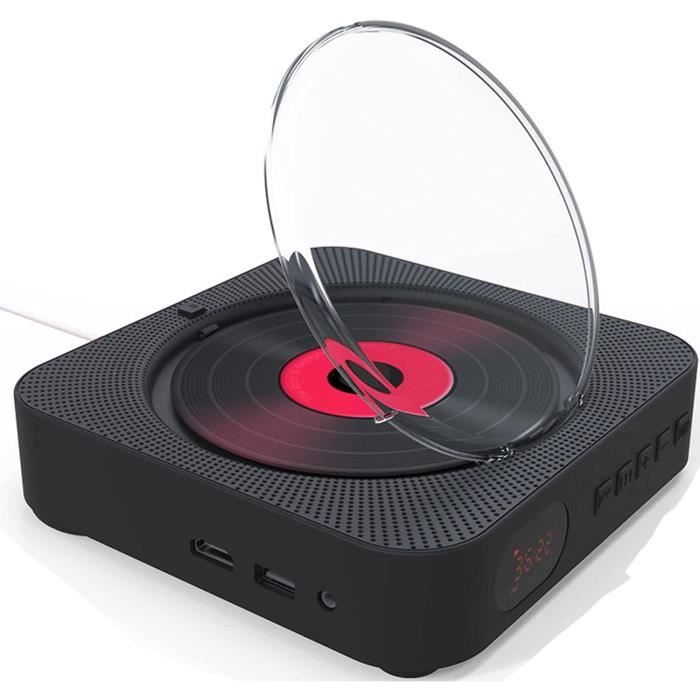 Lecteur CD lecteur CD mural,Lecteur CD Portable avec Bluetooth,Lecteurs ...