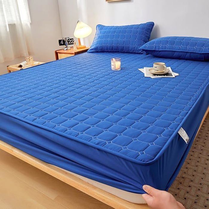 Paissir Matelass Rglable Drap-Housse 120X200 150 180X200 Protge-Matelas Queen Size Anti-Drapant ...