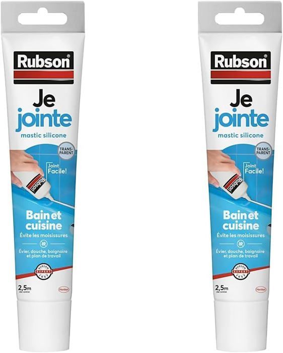 Je Jointe Mastic Transparent 50 ml, mastic étanche anti-moisissure en ...