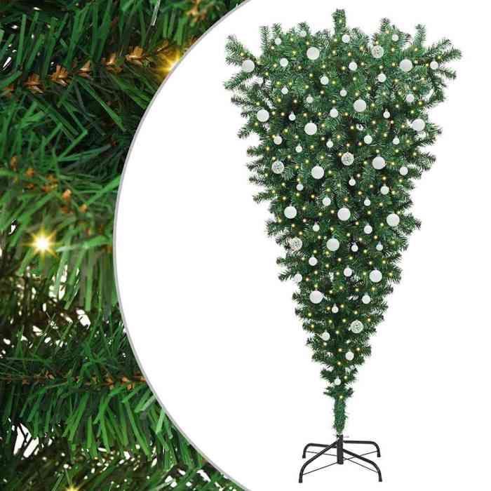 Sapin de Noël artificiel pré-éclairé - vidaxl - Design à l'envers ...