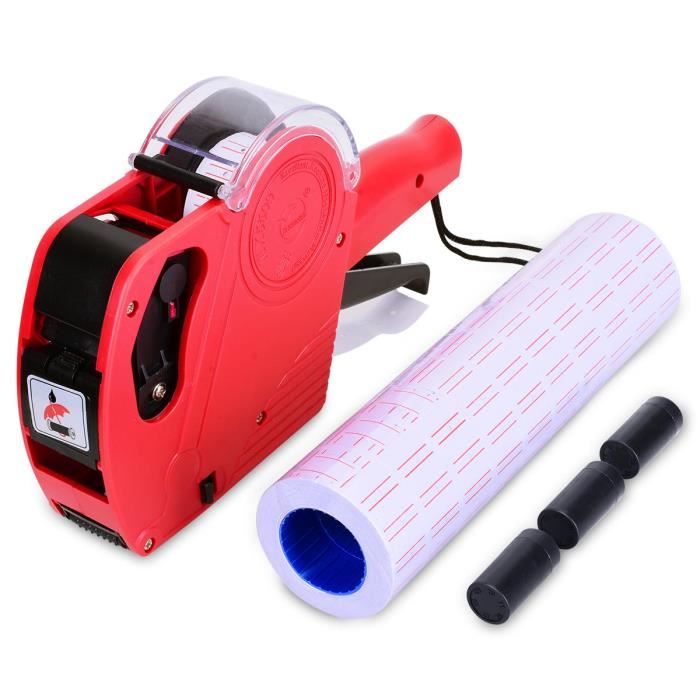 Dexnor machine à étiquettes à 8 chiffres machine à étiquettes adhésives ...