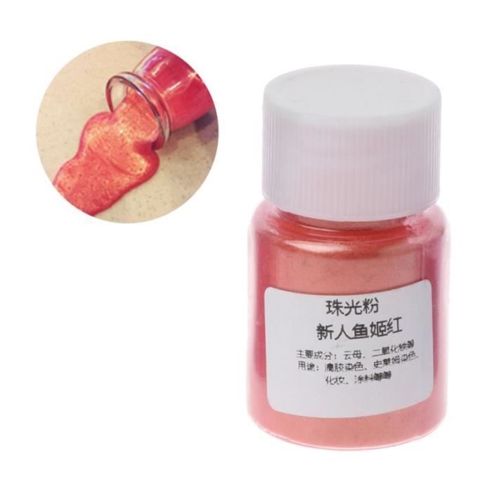 Rouge - 10 g résine colorant poudre Mica perle Pigments Colorants ...