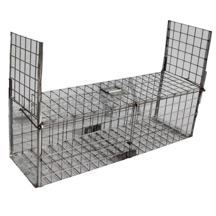 Piège cages modèle lourd 2 entrées ragondins - Cdiscount Jardin