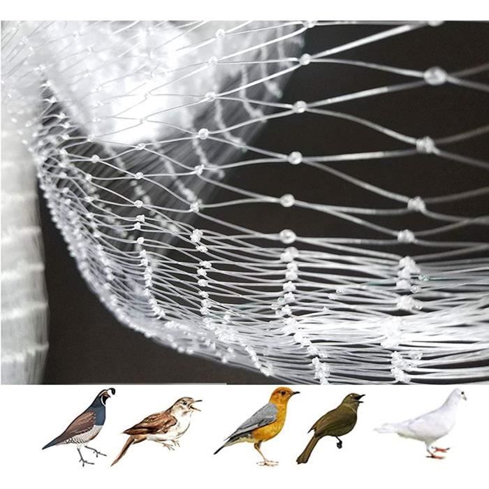 Filets de Jardin Anti-Oiseaux Nylon Filet Anti Pigeon pour Balcon ...