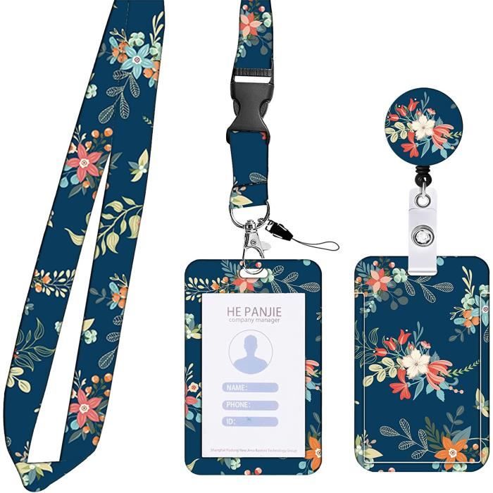 Porte-badge rétractable - Mignon Protégé - Bleu marine - Confortable ...