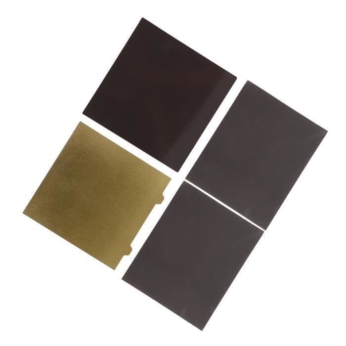 QID-Plaque d'acier PEI Plaque en Acier PEI, 250 X 250 Mm PEI Poudre en ...