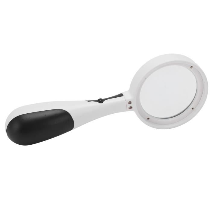 Loupe À Poignée Loupe Avec Poignée Lumineuse, Loupe À Main 4X, Loupe ...