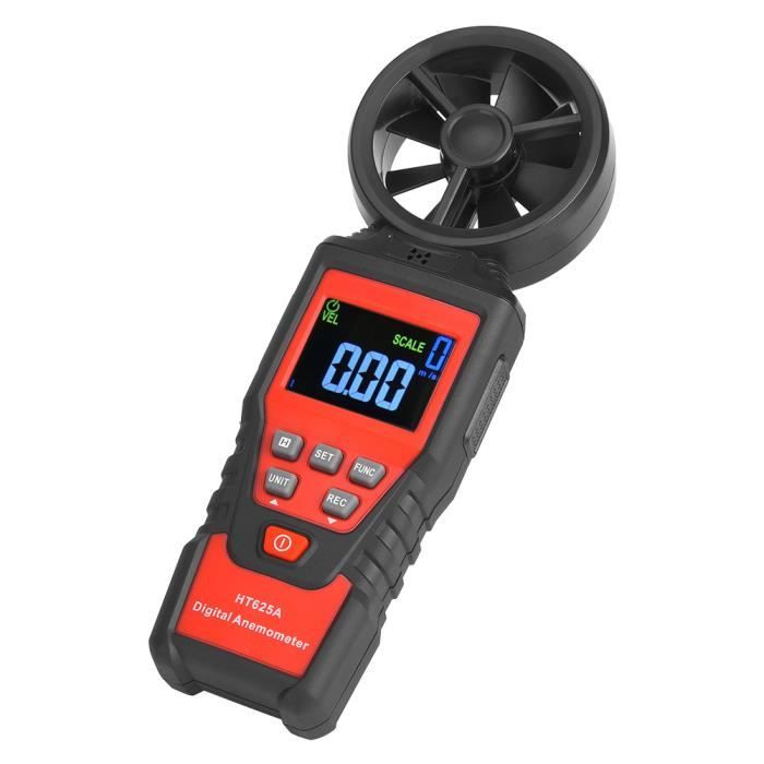 EJ.life mini anémomètre numérique HT625A Mini affichage LCD portable ...