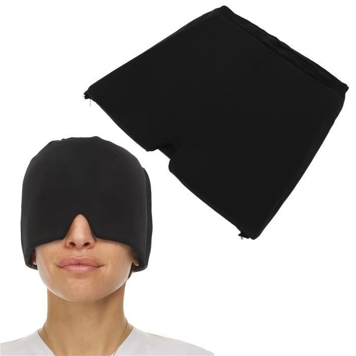 Gel Ice Hat Face Cooling Hood Eye Cooling Ice Cap Care Capuche de glace ...