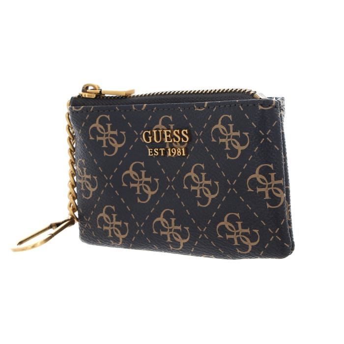 GUESS Izzy SLG Pouch Brown Logo / Cognac [214695] - cas clé porte ...