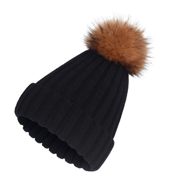 Bonnet d'Hiver Chaud en Tricot pour Hommes Et Femmes Bonnet en Tricot ...