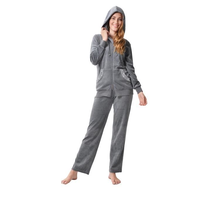 RAIKOU Ensemble de vêtements de sport Velours Yoga Gilet zippé Strass ...