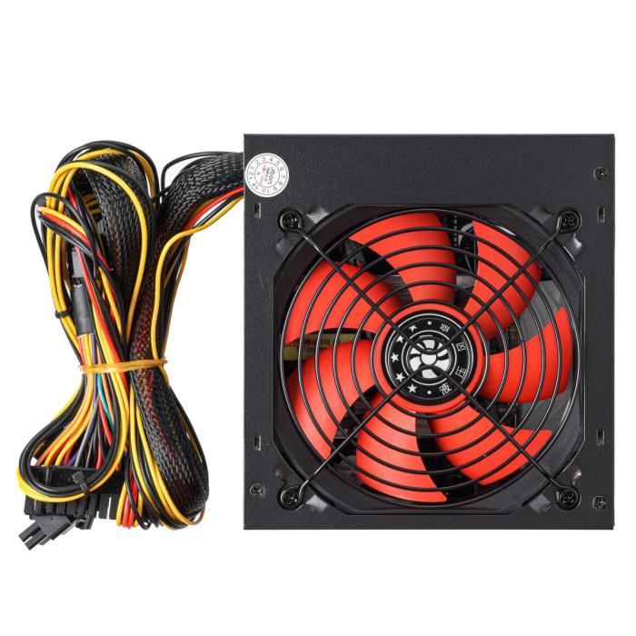 220V 600W Alimentation pour ordinateur de gaming PC silencieux ...