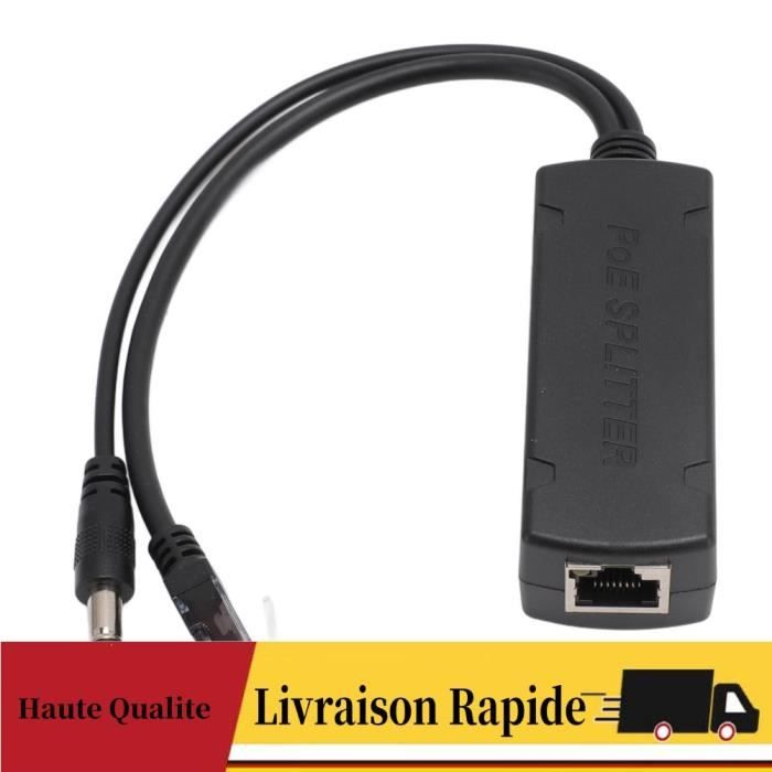 Qiilu Gigabit Poe Splitter Rj45 Ethernet 1000m 12v 2a Output