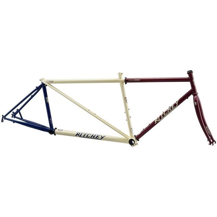 Cadre tandem Ritchey Bab Outback Tandm 2023 - merlot/creme indigo - M ...