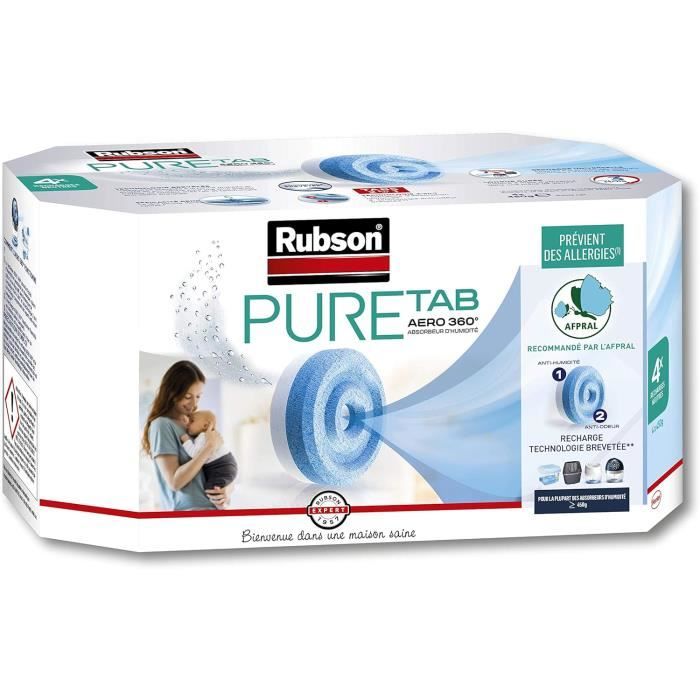 Recharges Pure Tab Pour Absorbeur D'Humidité Aero 360° (4 X 450 G ...