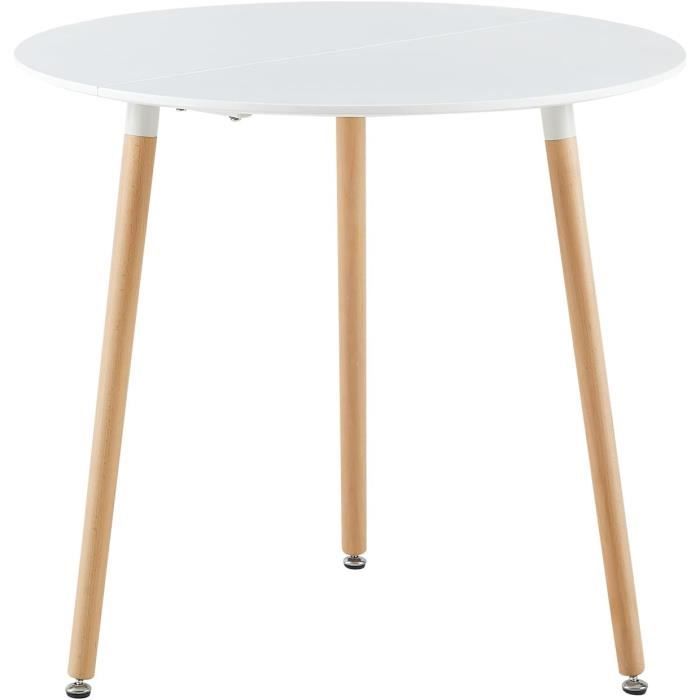 DORAFAIR Table Ronde Salle Manger Scandinave pour Salle à Manger ...