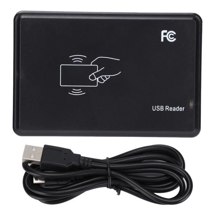 TMISHION Lecteur pour RFID Pour Lecteur de Carte RFID, Pour Lecteur RFID Plug and Play de Petite ...
