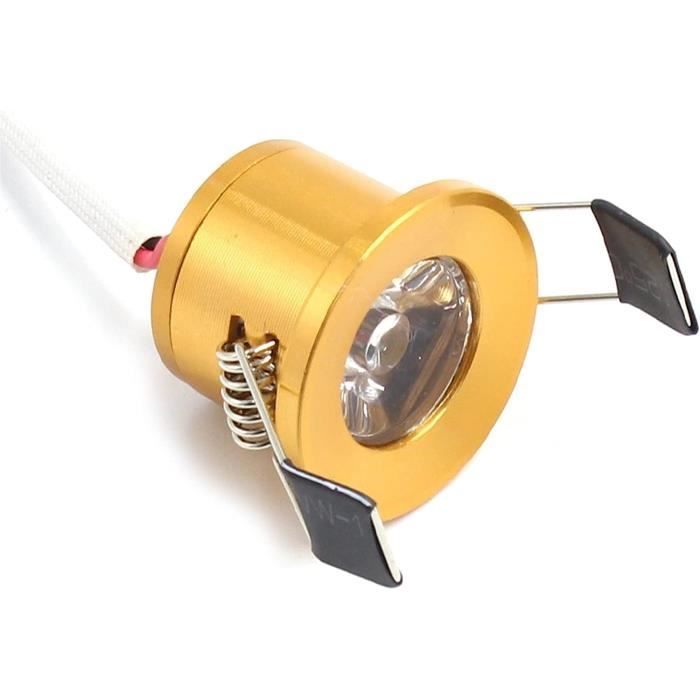 Plafonniers Encastrés À Led Downlights Ronds Argenté-Noir-Blanc-Doré ...