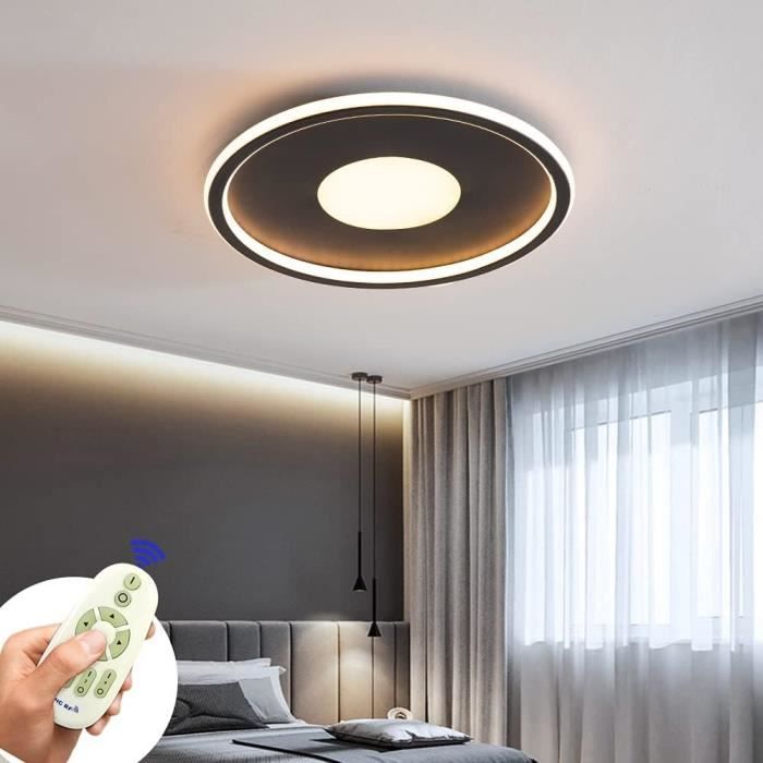 72W Moderne Plafonnier Led Dimmable Avec 2.4G Télécommande Lampe De ... 72W Moderne Plafonnier Led Dimmable Avec 2.4G Télécommande Lampe De ...