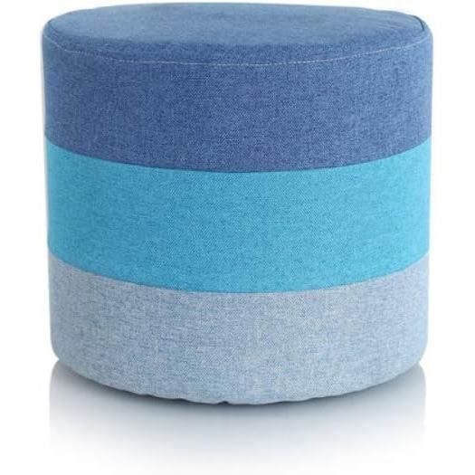 Repose-Pieds Repose-Pieds, Pouf Rond Pouf Repose-Pieds En Tissu, Canapé ...